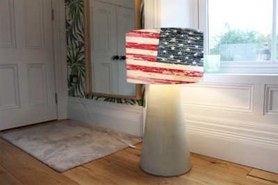 Andrew Lee American Grunge Flag (Ceiling & Lamp Shade) / 45Cm X 26Cm ...