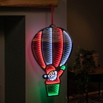 Samuel Alexander 60Cm Light Up Hanging Christmas Infinity Mirror With ...