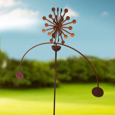 Poppy Forge Allium Wind Rocker Double Bare Metal/ready To Rust - Steel ...