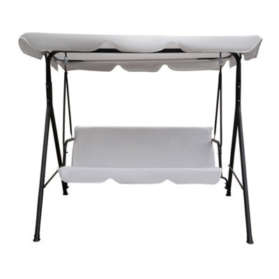 Alivio 3 Seater Garden Patio Swing Chair, Waterproof Uv Resistant ...