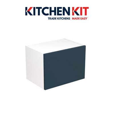Kitchen Kit Pre-Built Indigo Blue Matt Wall Unit 500X360mm - Bridging ...