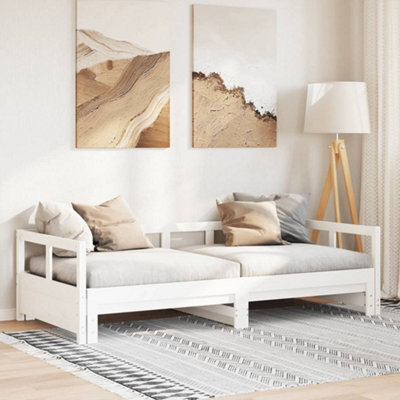 Berkfield Daybed Without Mattress White 80X200 Cm Solid Wood Pine by B ...
