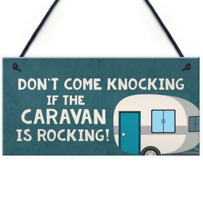 Red Ocean Funny Caravan Signs Novelty Caravan Accessories Home Decor ...
