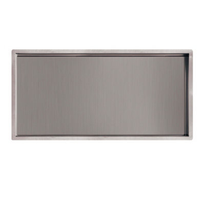 Bubly Bathrooms Pure Stainless Steel Recessed Shower Niche - 300X600mm ...
