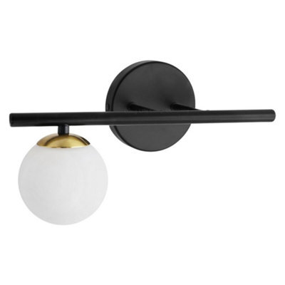 Long Life Lamps Company Modern Indoor Frosted Glass Globe Scone Matte ...