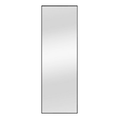 Andrew Gerard Mirrors Amos Black Industrial Full-Length Mirror ...