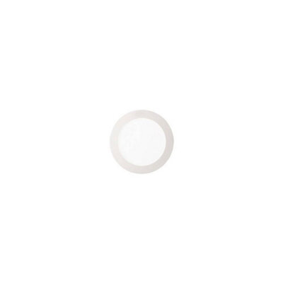 Ideal Lux Groove Led 1 Light Medium Round Warm Recessed Spotlight Panel ...