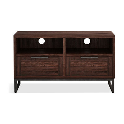 Furniture 48 Hawthorn Dark Acacia And Metal Small Tv Cabinet by B&Q ...