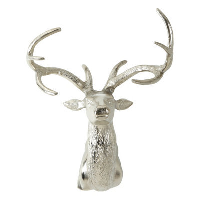 Orsina Stag Head Wall Mountable Sculpture, Decorative Art Sculpture For ...