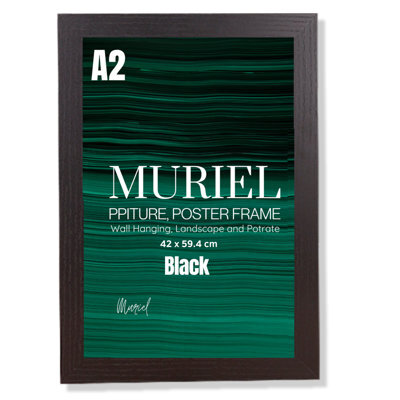 A2 Black Picture Frame Photo Frame Perspex Sheet For Wall Or Table ...
