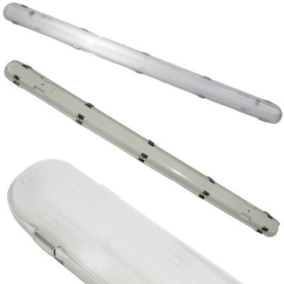 Ip65 Led Batten Light Fitting 5Ft 52W 6000Lm 4000K Non Corrosive ...