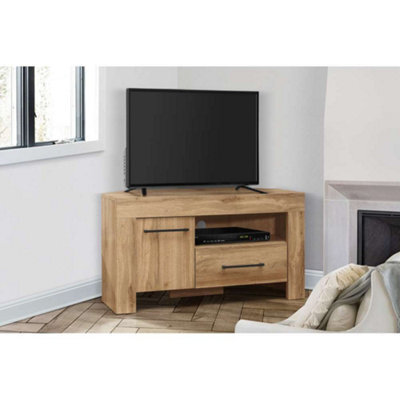 Birlea Compton Corner Tv Unit Oak by B&Q | uFurnish.com