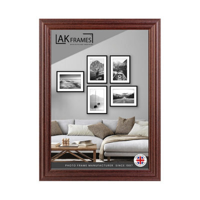 "AK Frames 11X8.5"" Classic Rose Wood Modern Picture Frame - Poster ...