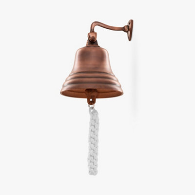 Copper Bell Bar Accessories For Home Pub Hand Bell Wall Mounted Bar ...