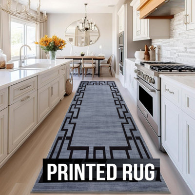 Ameha Printed Extra Large Area Rug Kitchen Hallway Runner Living Room ...