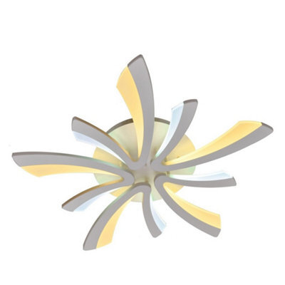 Luminosa Lighting Luminosa Florance Integrated Led Semi Flush Light ...