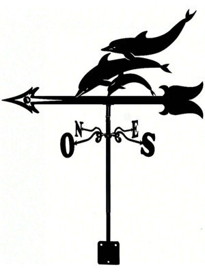 A Set Of Shark Weather Vanes Outdoor Garden Weather Vanes Wind Vanes ...