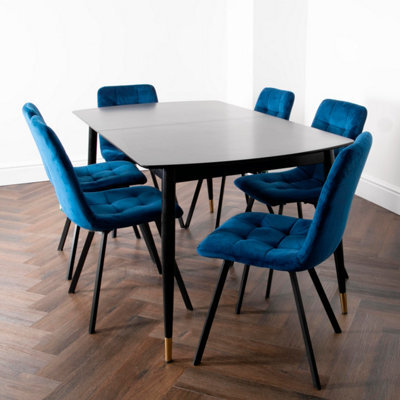 Native Home & Lifestyle Walnut Cambridge Dining Table With 6 Chairs by ...