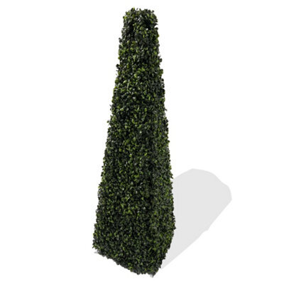 Best Artificial 3Ft Pyramid Obelisk Boxwood Topiary Tree by B&Q ...