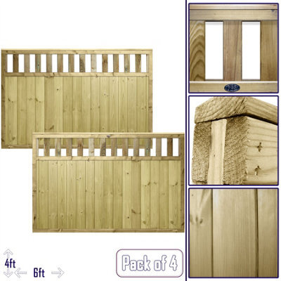 Premier Garden Supplies Urban Range Tongue & Groove Fence Panel (Pack ...