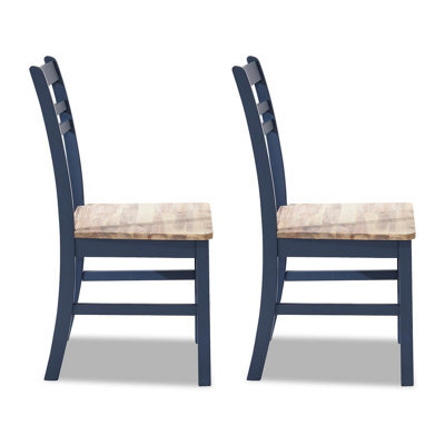 Statement Furniture Florence Country Style Wooden Chairs Set Of 2 ...