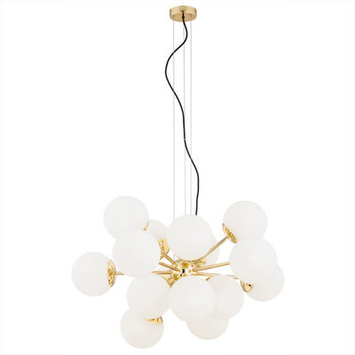 Luminosa Lighting Luminosa Satelite Plus Globe Pendant Ceiling 15 Light ...