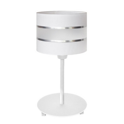 Luminosa Lighting Luminosa Helen Table Lamp With Round Shade White ...