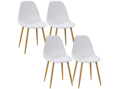 Chilli Seating Set Of 4 Modern Dining Room Chairs by B&Q | ufurnish.com