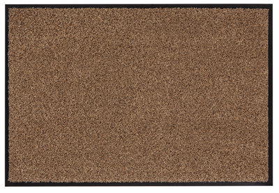 Washamat Beige Plain Heavy Duty Barrier Mat, 90Cm X 60Cm by B&Q ...