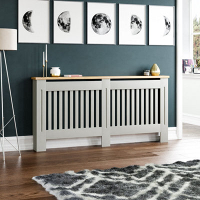 Lassic Vida Designs Arlington Extra Large Grey Mdf Radiator Cover by B ...
