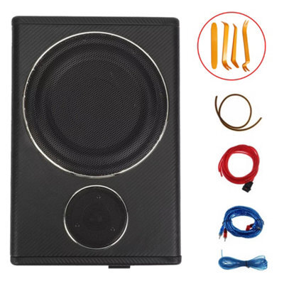 12V 800W Car Subwoofer Active Underseat Bass Box Audio Sub Speaker ...