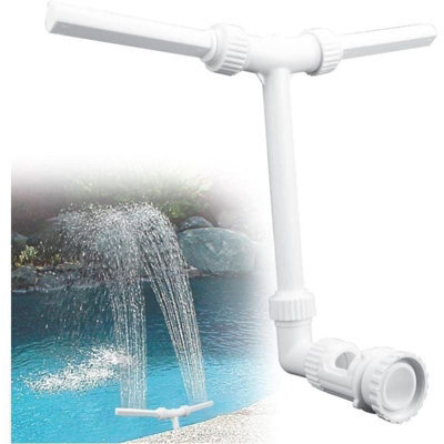 White Pool Waterfall, Pool Fountain, Pool Sprayer, Pool Aerator ...