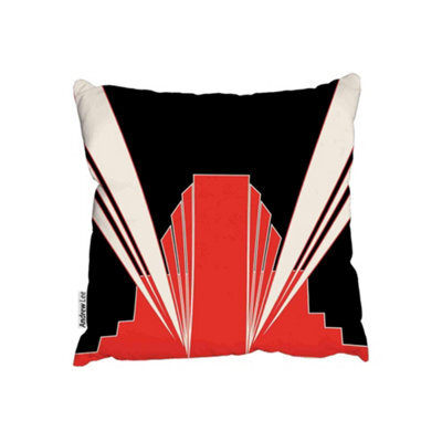 Andrew Lee Cushions - Art Deco Building (Cushion) / 60Cm X 60Cm by B&Q ...