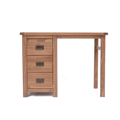 Cabinet Bits Padua 3 Drawer Desk - Dressing Table Brass Drop Handle by ...