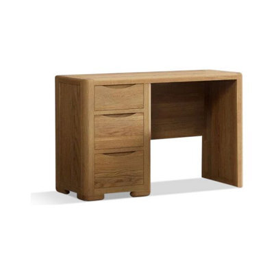 Furniture 48 Dereham Solid Oak Dressing Table / Compact Desk by B&Q | ufurnish.com