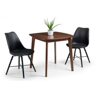 Ashfield Lennox & Kari Black Dining Set by B&Q | ufurnish.com