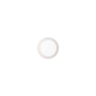 Ideal Lux Groove Led 1 Light Medium Round Cool Recessed Spotlight Panel ...