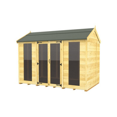 Diy Sheds 6X10 Apex Summer House (Full Height Window) by B&Q | ufurnish.com