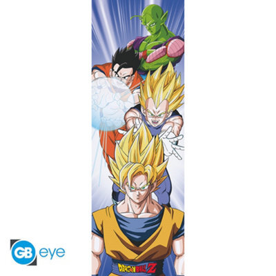 GB Eye Dragon Ball Saiyans 53 X 158Cm Door Poster by B&Q | ufurnish.com