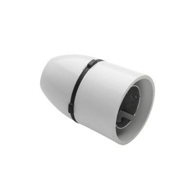 Arlec White Cord Grip Pendant Lamp Holder Lampholder Long Skirt B22 For ...