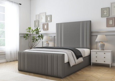 Comfort Beds The Foxy Pewter Dumfries Bed Frame by B&Q | ufurnish.com