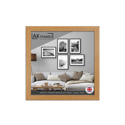 AK Frames 50X50Cm Oak Poster Frame - Modern Picture Frame For Wall Art ...