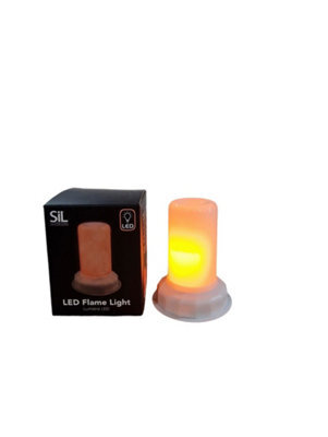 Geko Led Fire Flame Light 7.5X9Cm by B&Q | ufurnish.com