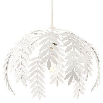 Happy Homewares Traditional Fern Leaf Design Ceiling Pendant Light ...