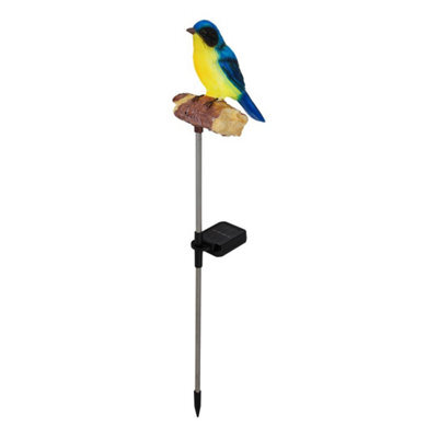 Gardenkraft Singing Bluebird Solar Light by B&Q | ufurnish.com