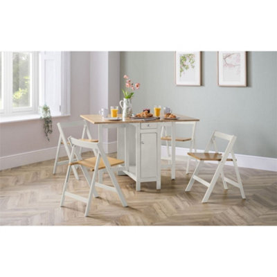 Ashfield Savoy Dining Set - With White Finish by B&Q | ufurnish.com