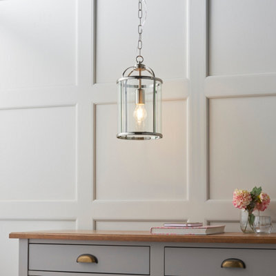 Anson Lighting Powell Pendant Light Finished In Satin Nickel Plate And ...
