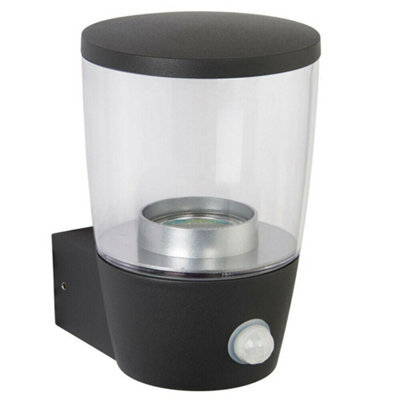 Ip44 Outdoor Wall Light Modern Cool White Round Led Pir Tea Light ...