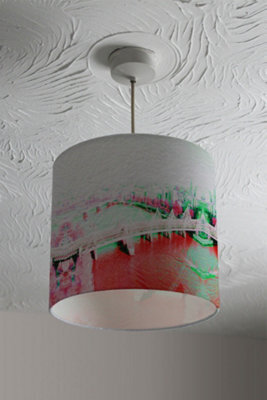 Andrew Lee London Eye Veiw Red (Ceiling & Lamp Shade) / 25Cm X 22Cm ...