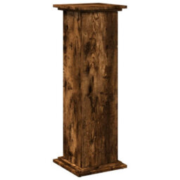 Walplus Display Stand With Storage Smoked Oak 31X30X90 Cm Engineered ...